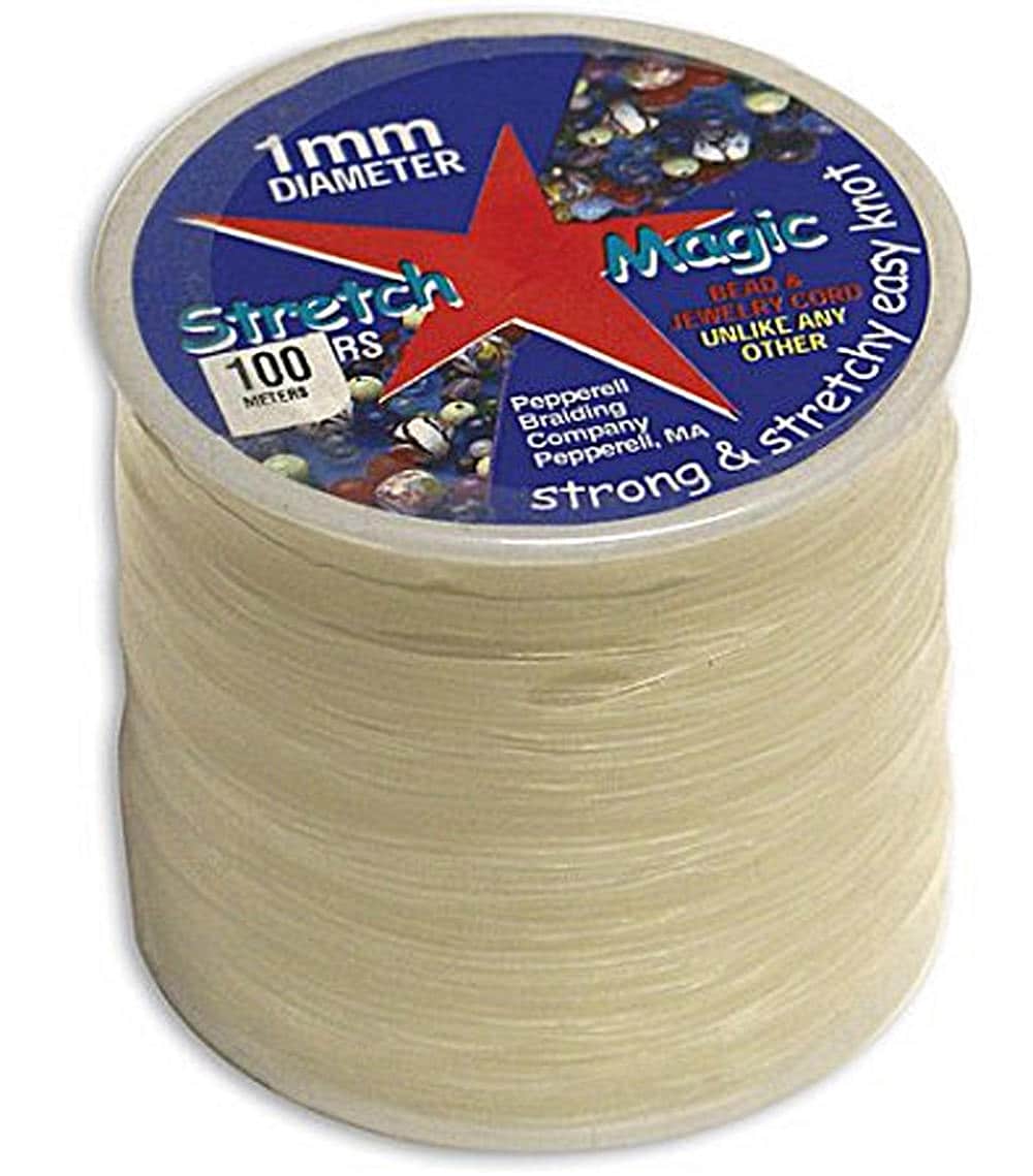 Stretchy Cord 1mm 100 Meter, Clear, Stretch Magic 100 Meter 1mm Clear ...