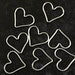 1pc 15.5mm Sterling Silver Heart Charm , Open Heart Link Connector, 19 ...