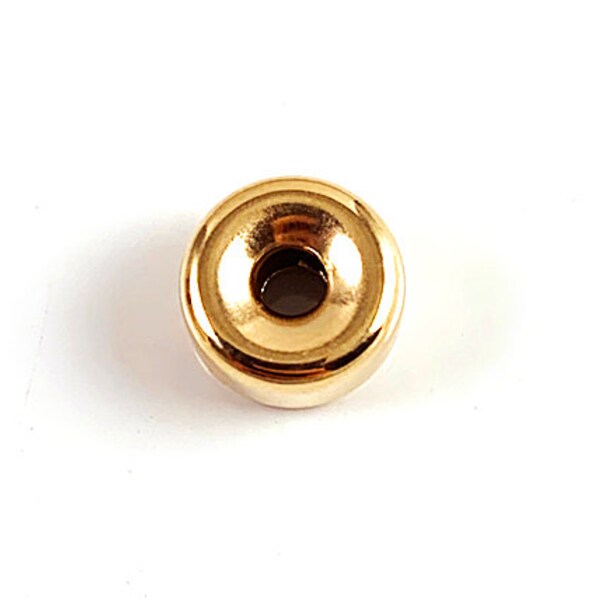 Gold Rondelle Beads - Etsy