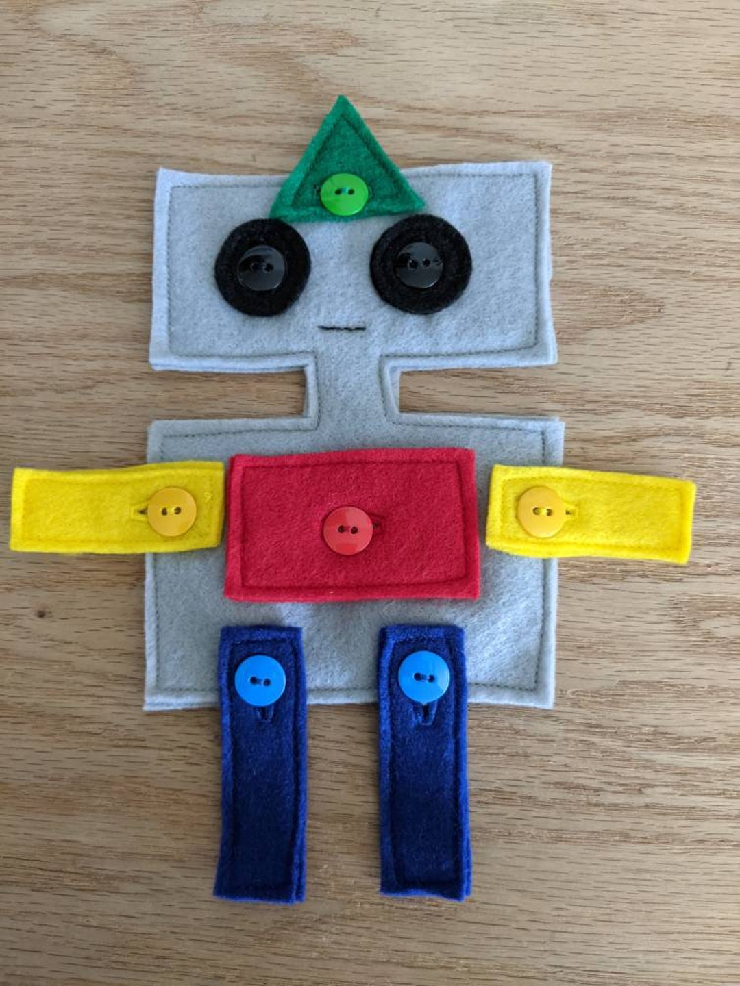 Robot With Button on Parts - Etsy