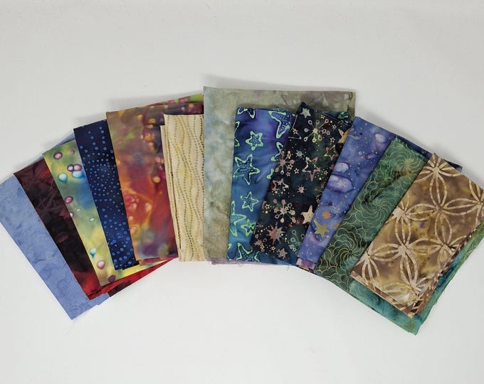 Assorted Batik Scrap Pack of Quality Cotton Fabrics Half Pound of ...