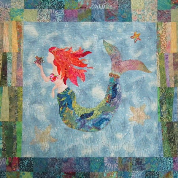 Mermaid Quilt - Etsy