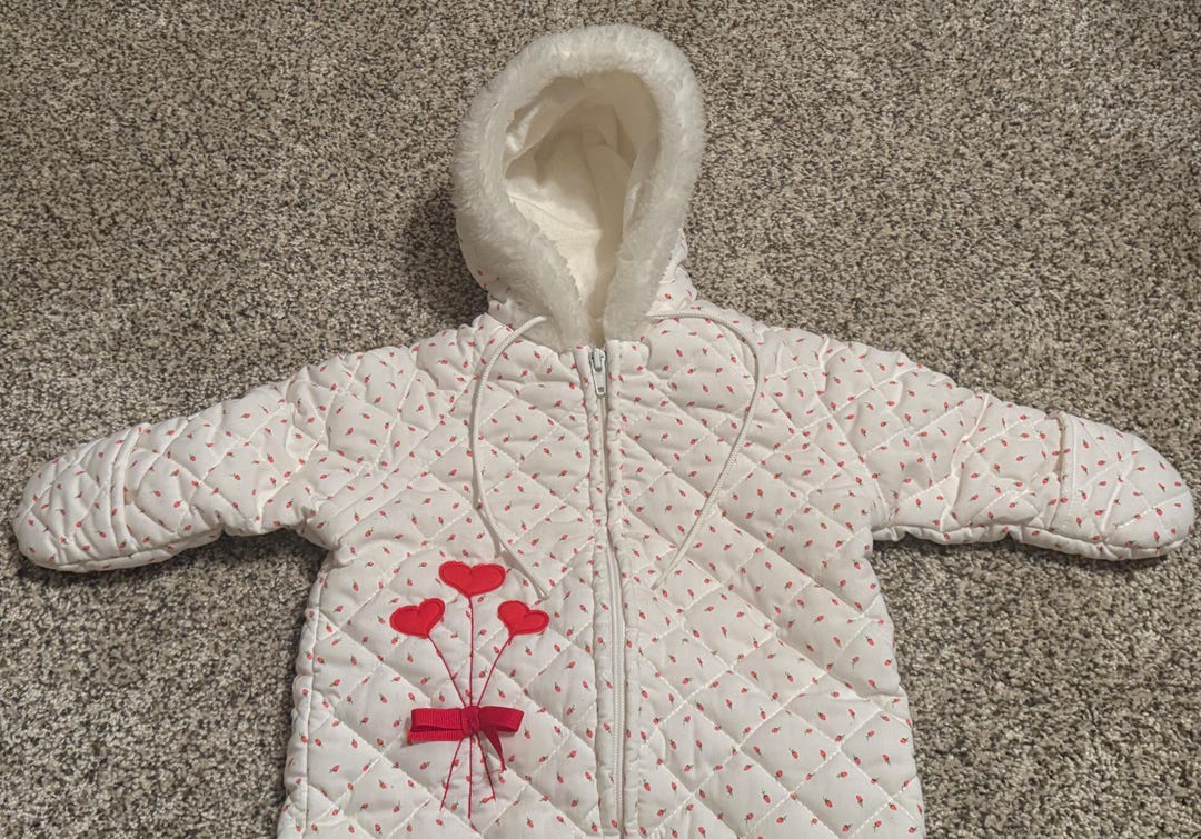 Vintage Wonderalls Clothing Clothes Baby Girl Infant Bunting Snow Suit ...