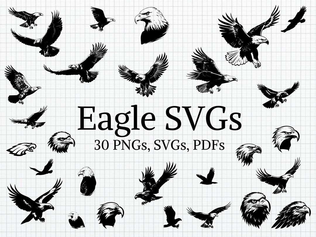 Eagle SVG Bundle for Your Next Cricut or Silhouette Project. Includes ...