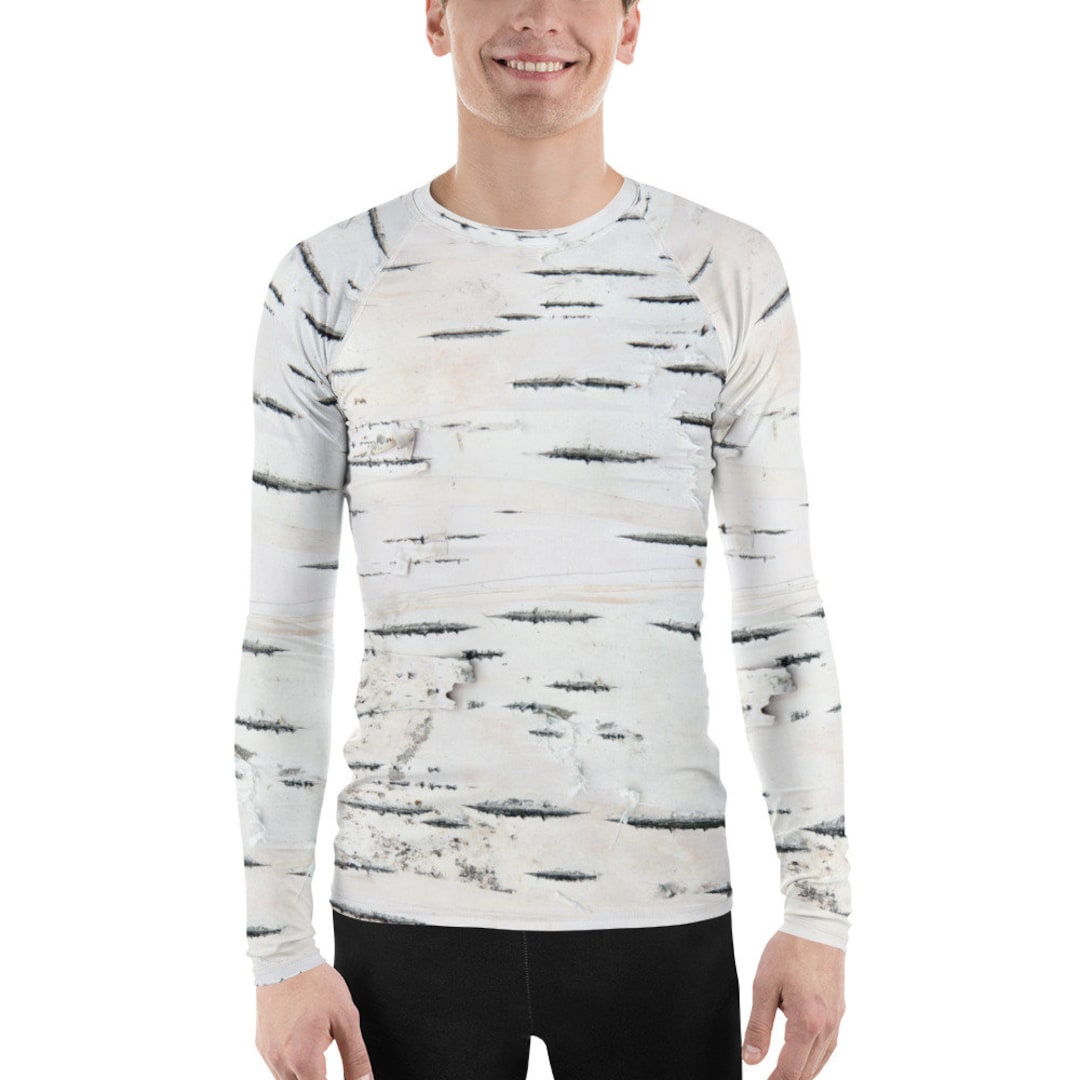 Unisex Birch Bark Shirt. Dye Sublimation on Polyester & Spandex Blend ...