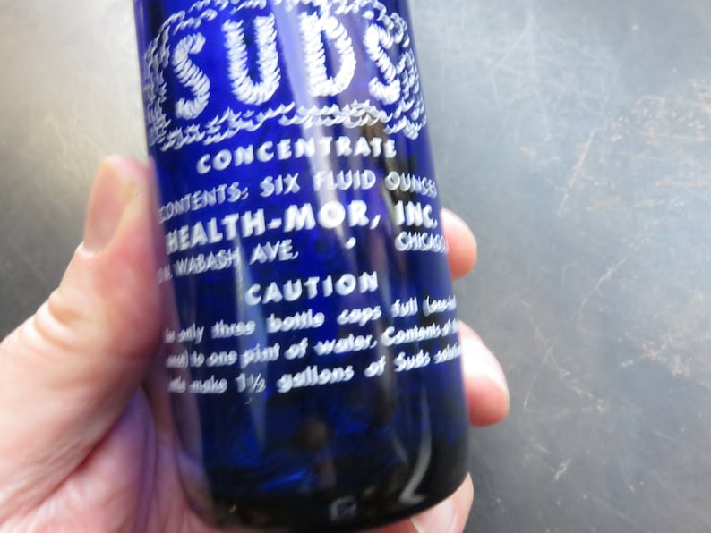 Vintage Filter Queen Extra Strong Suds Concentrate Blue Bottle - Etsy