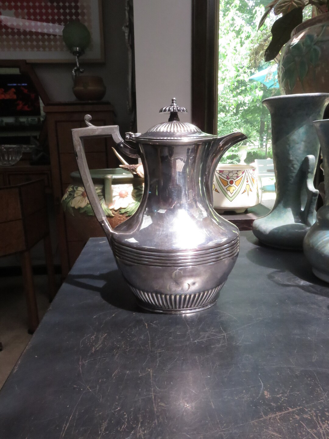 Vintage Sorley Glasgow Initialed Monogramed Silver-plated Coffee Tea ...