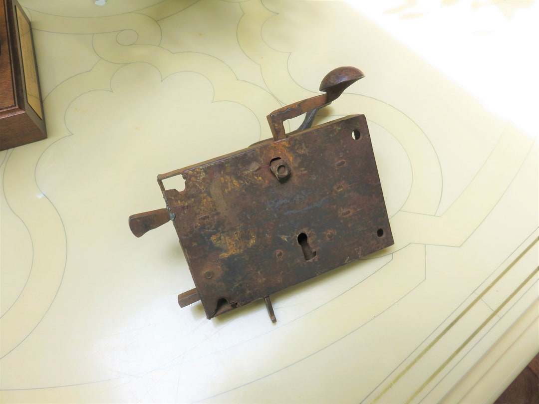 Antique Primitive Hand Forged Door Latch Handle Lock 1800's - Etsy