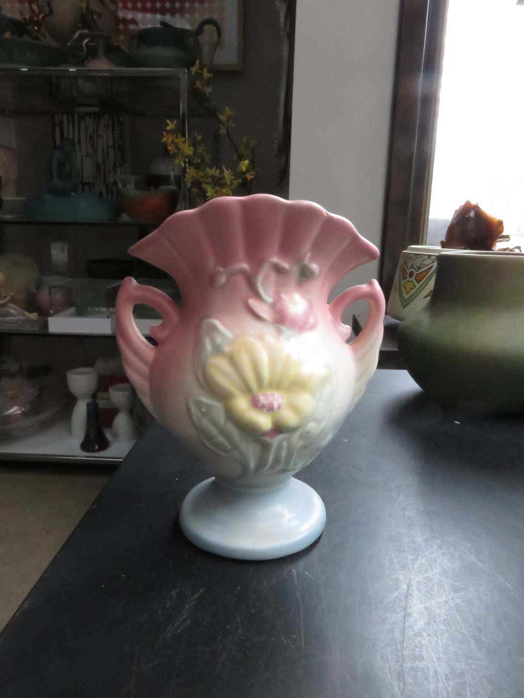 Vintage Hull Art Pottery Magnolia Flower Vase 12-6 1/4 - Etsy