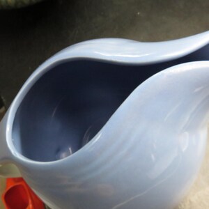 Vintage Hall Rose Parade Blue Water Pitcher - Etsy