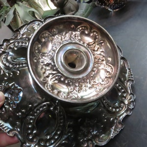Vintage Simpson Hall Miller and Co Ornate Flower Floral Footed ...