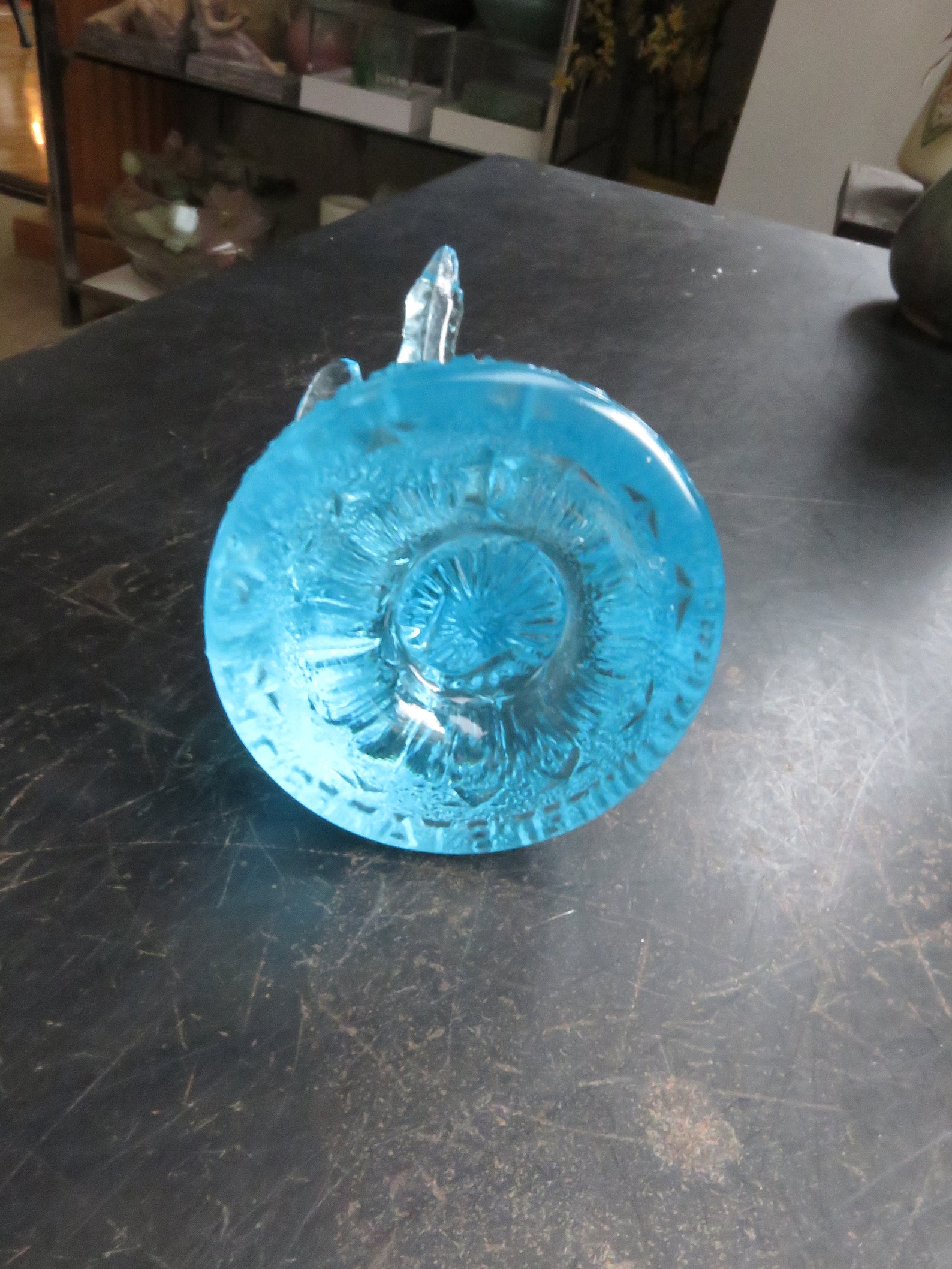 Vintage Summit Art Glass Bicentennial Blue Eagle Paperweight Figure ...