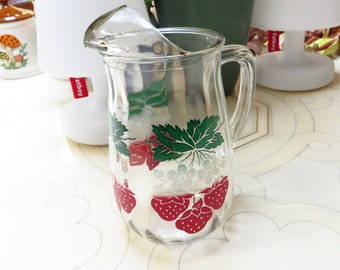 Glass Juice Pitcher | Etsy