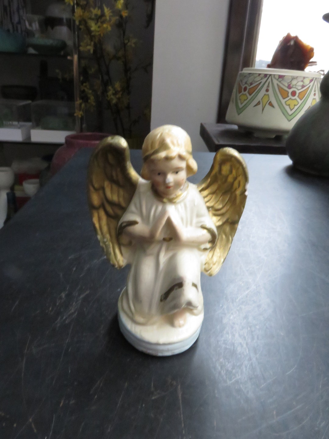 Vintage US Zone Germany Angel Paper Mache Figure Nativity Manger - Etsy