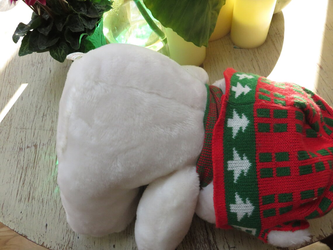Vintage Burli Bear Department Store Shop Christmas Stuffed - Etsy