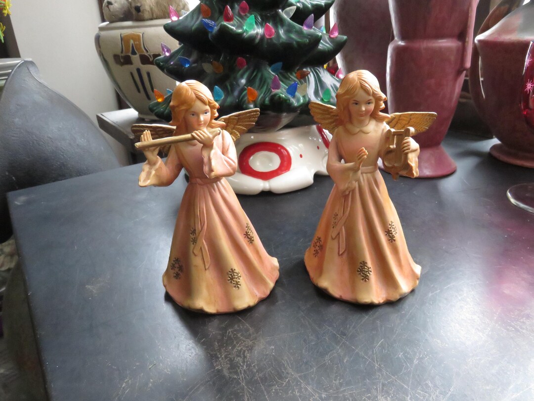 Vintage Lot of 2 British Hong Kong Plastic Angel Band Instruments ...