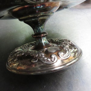 Vintage Simpson Hall Miller and Co Ornate Flower Floral Footed ...
