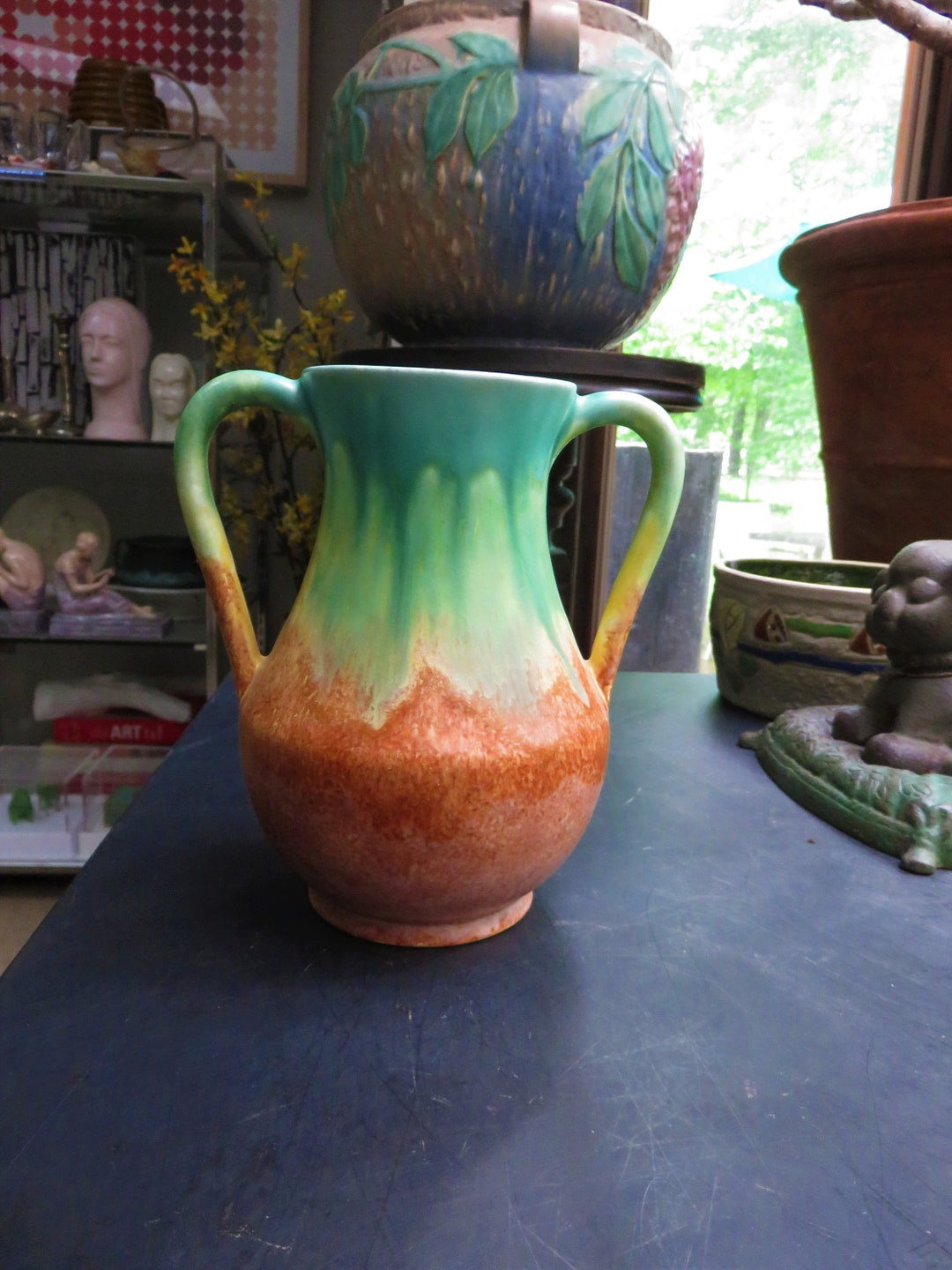 Vintage Empire Ware England Art Deco Multi Color Vase - Etsy