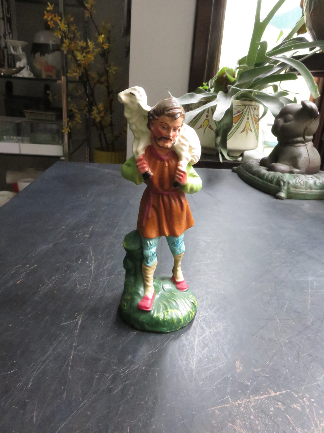 Vintage Sheperd Boy With Lamb Italy Figure Nativity Manger - Etsy