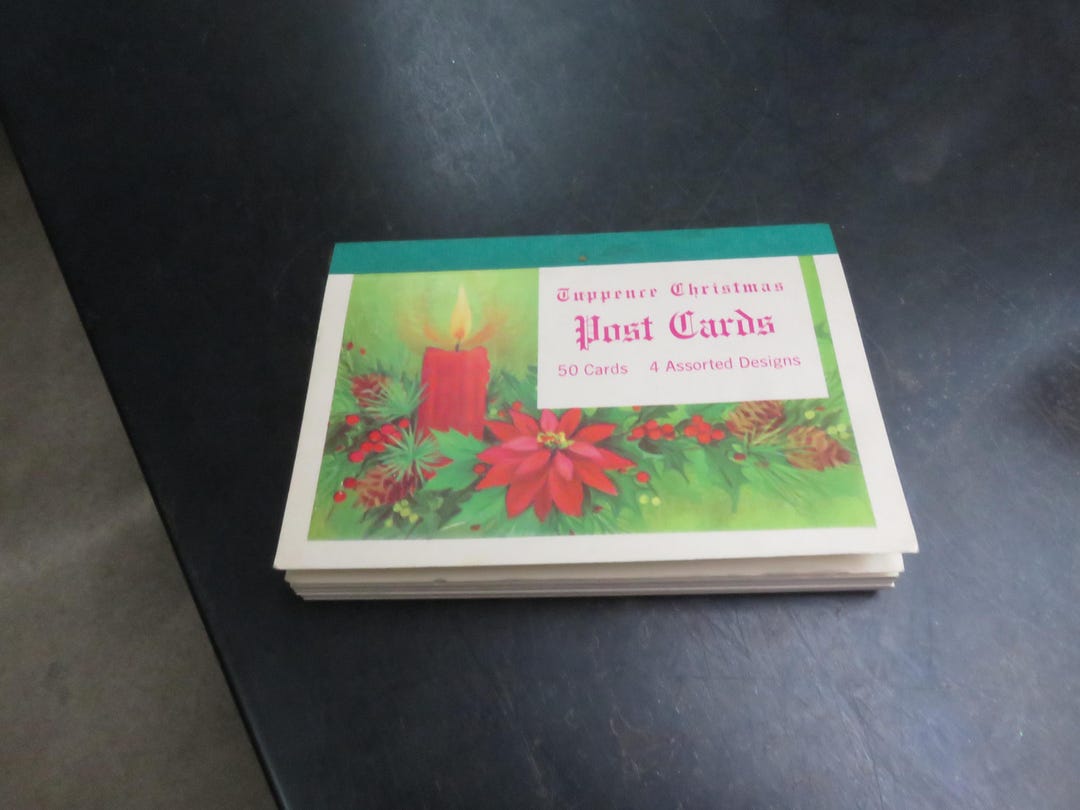 Vintage 1970's Tuppence Christmas Post Cards 50 Cards - Etsy