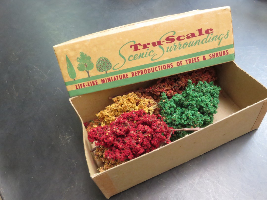Vintage Tru Scale Scenic Surroundings Spring Trees for Train Set - Etsy
