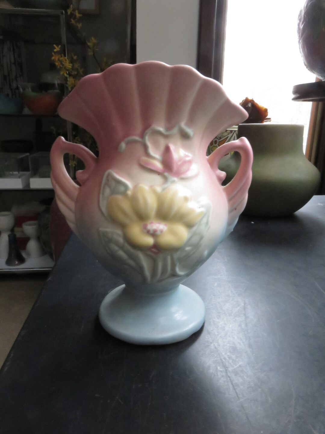 Vintage Hull Art Pottery Magnolia Flower Vase 12-6 1/4 - Etsy