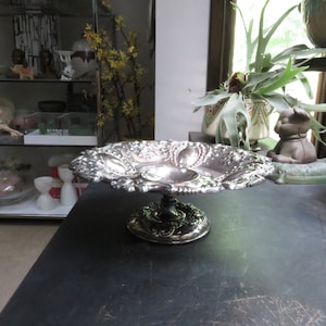 Vintage Simpson Hall Miller and Co Ornate Flower Floral Footed ...