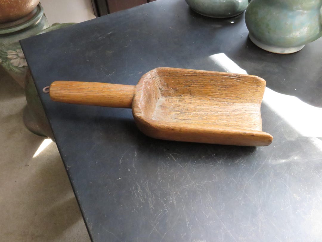 Antique Primitive Wood Wooden Scoop Utensil - Etsy