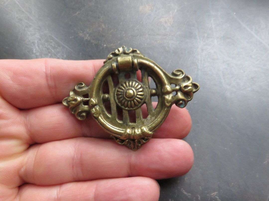 Vintage Ornate Drawer Pull Salvage Repurpose - Etsy