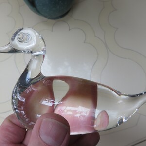 Vintage David C Beaubien DCB 1985 Art Glass Duck Paperweight Figure - Etsy