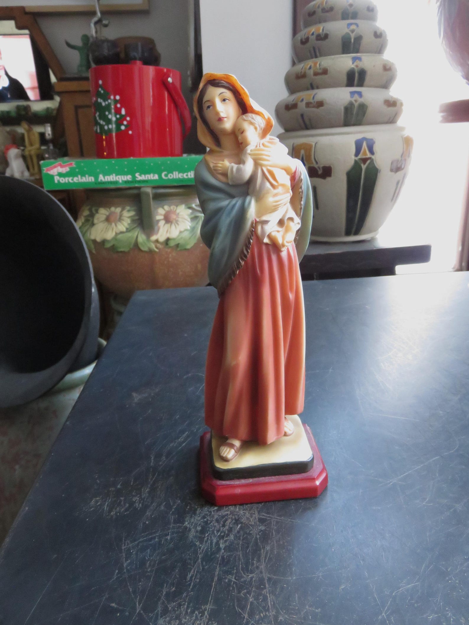Vintage Demetz Classico VDF Madonna and Child Mary Figure - Etsy