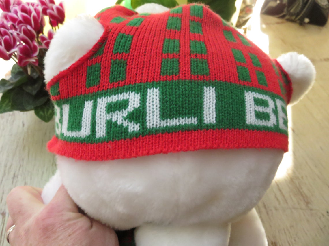 Vintage Burli Bear Department Store Shop Christmas Stuffed - Etsy