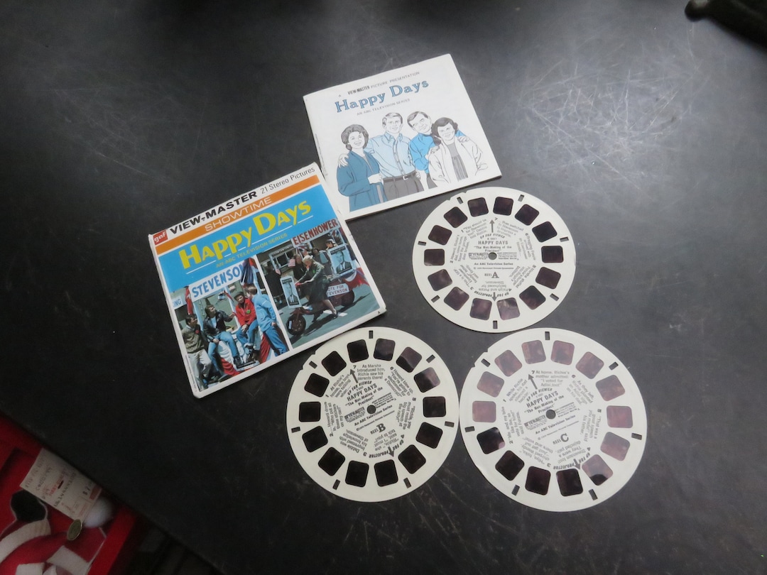 Vintage 1974 Happy Days View Master Reels - Etsy
