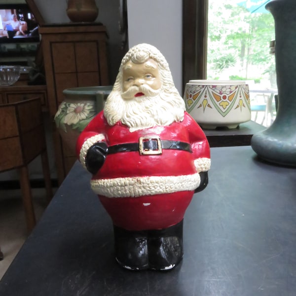 Chalkware Santa - Etsy