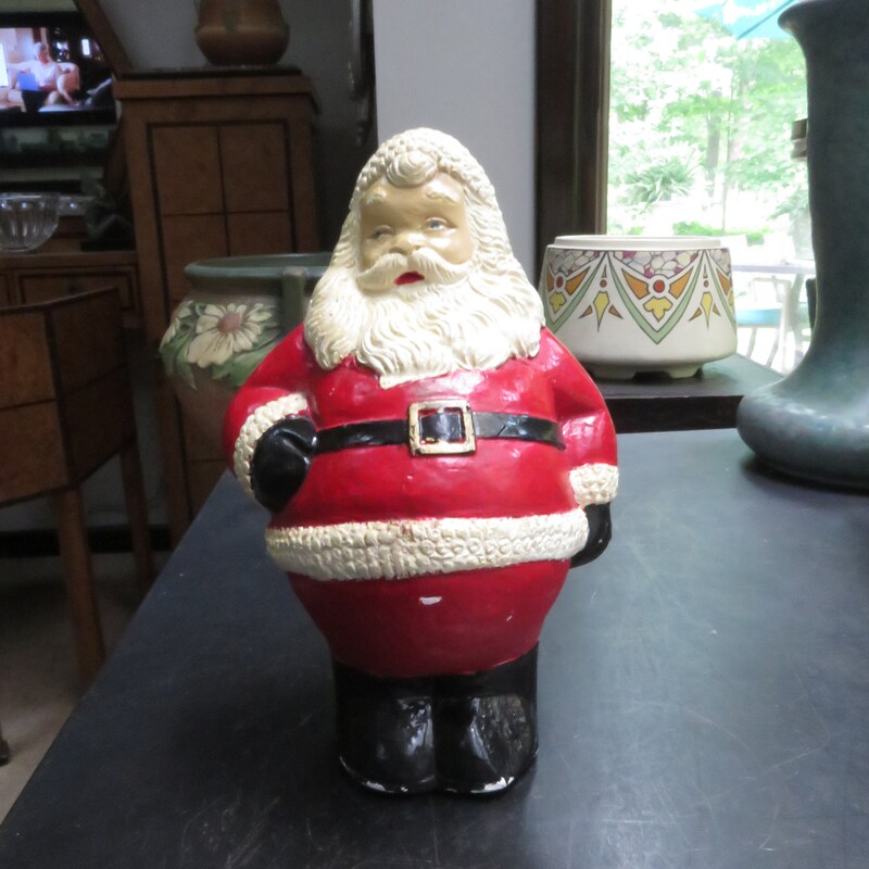 Chalkware Santa - Etsy