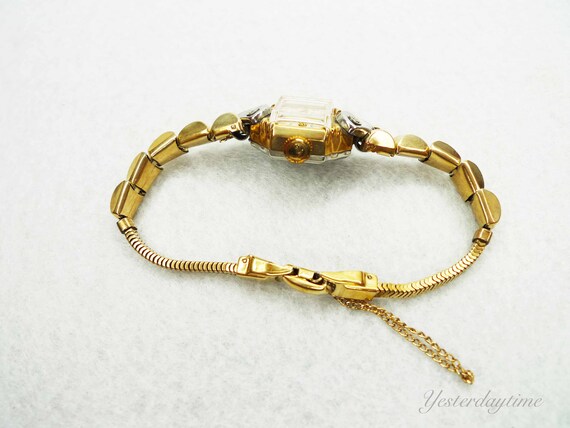 Helbros 1940's Ladies Wristwatch Diamond Rolled Gold … - Gem