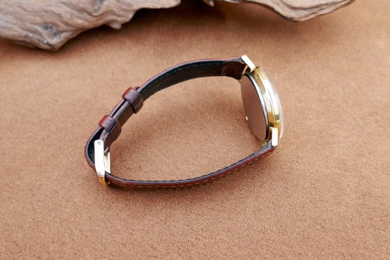 Rotary 1960's Silver Date Window Dial 21 Jewel Swiss … - Gem