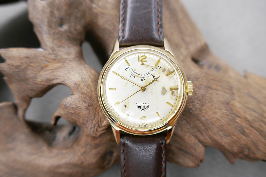 Ed.heuer Mens Watch 1960's Champagne Dial Swiss 17 Jewel Calibre AS ...