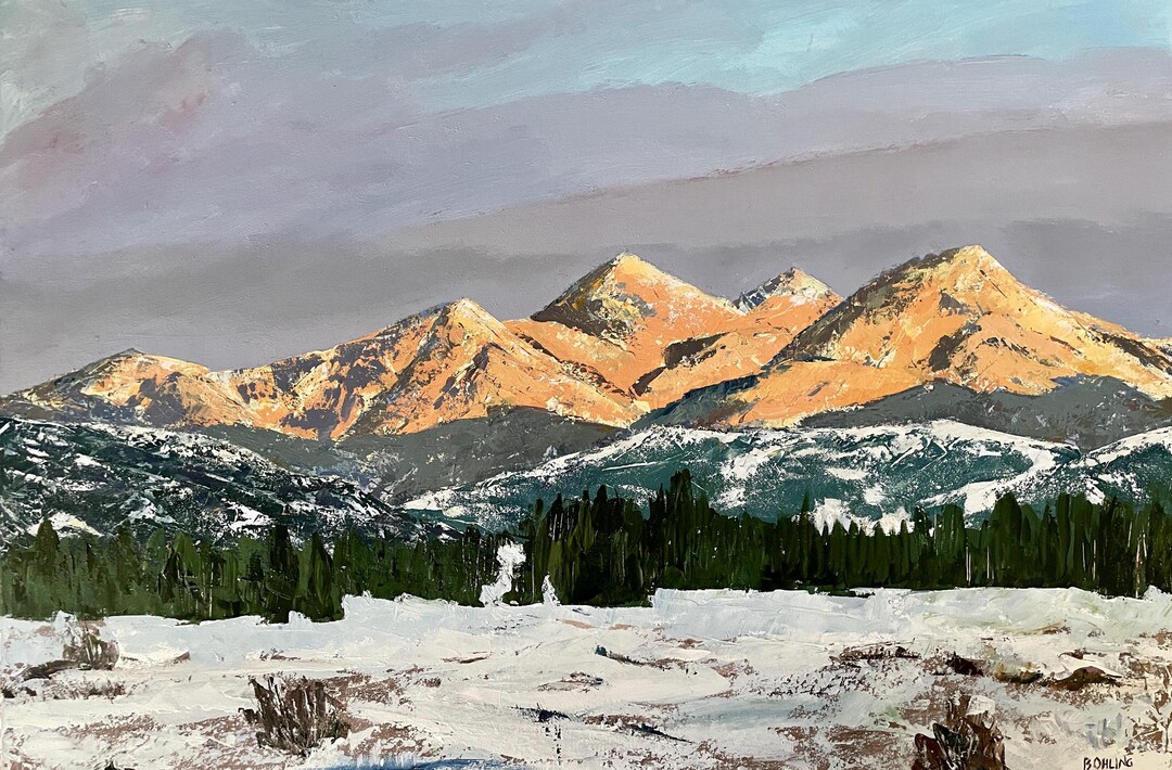 Summit Light, Original Mountain Landscape, James Bohling Fine Art ...