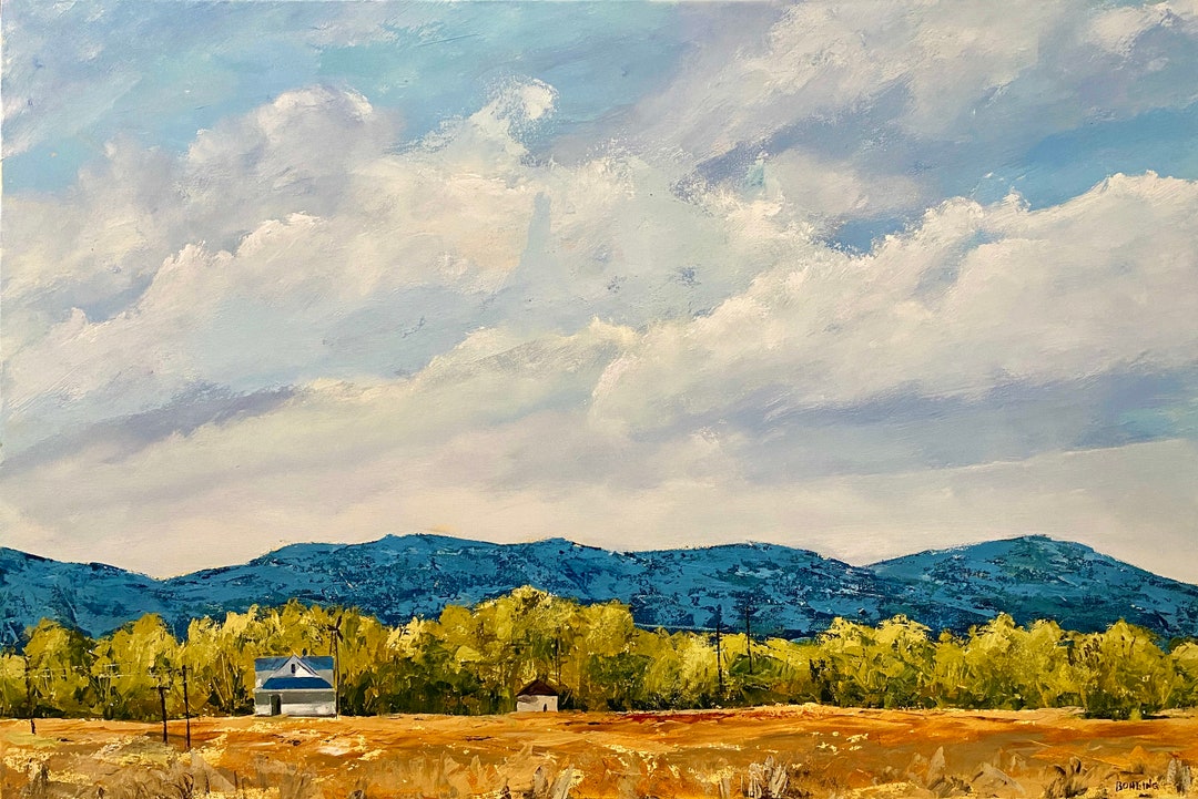 The Prairie Sings to Me, Original Mountain Landscape, James Bohling ...