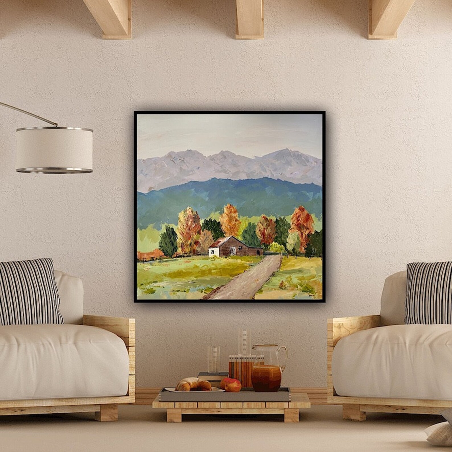 Rustic Retreat, Original Mountain Landscape, James Bohling Fine Art ...