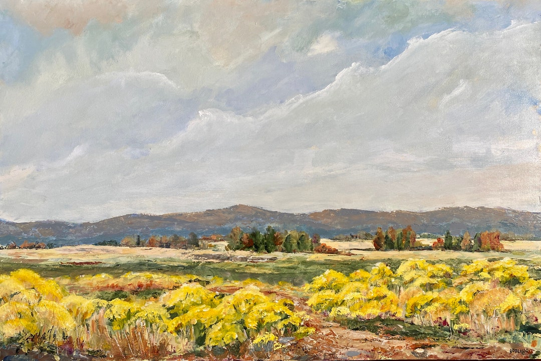 Chamisa, Original Mountain Landscape, James Bohling Fine Art, Colorado ...