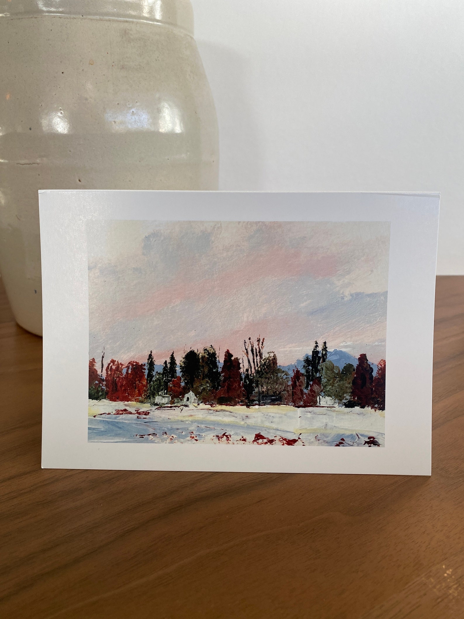 Art Greeting Card Winter Landscape All Occasion Cards - Etsy