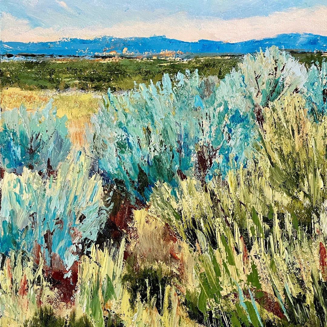 Sagebrush Overlook Giclee Print: Southwest Desert Landscape Art - Etsy