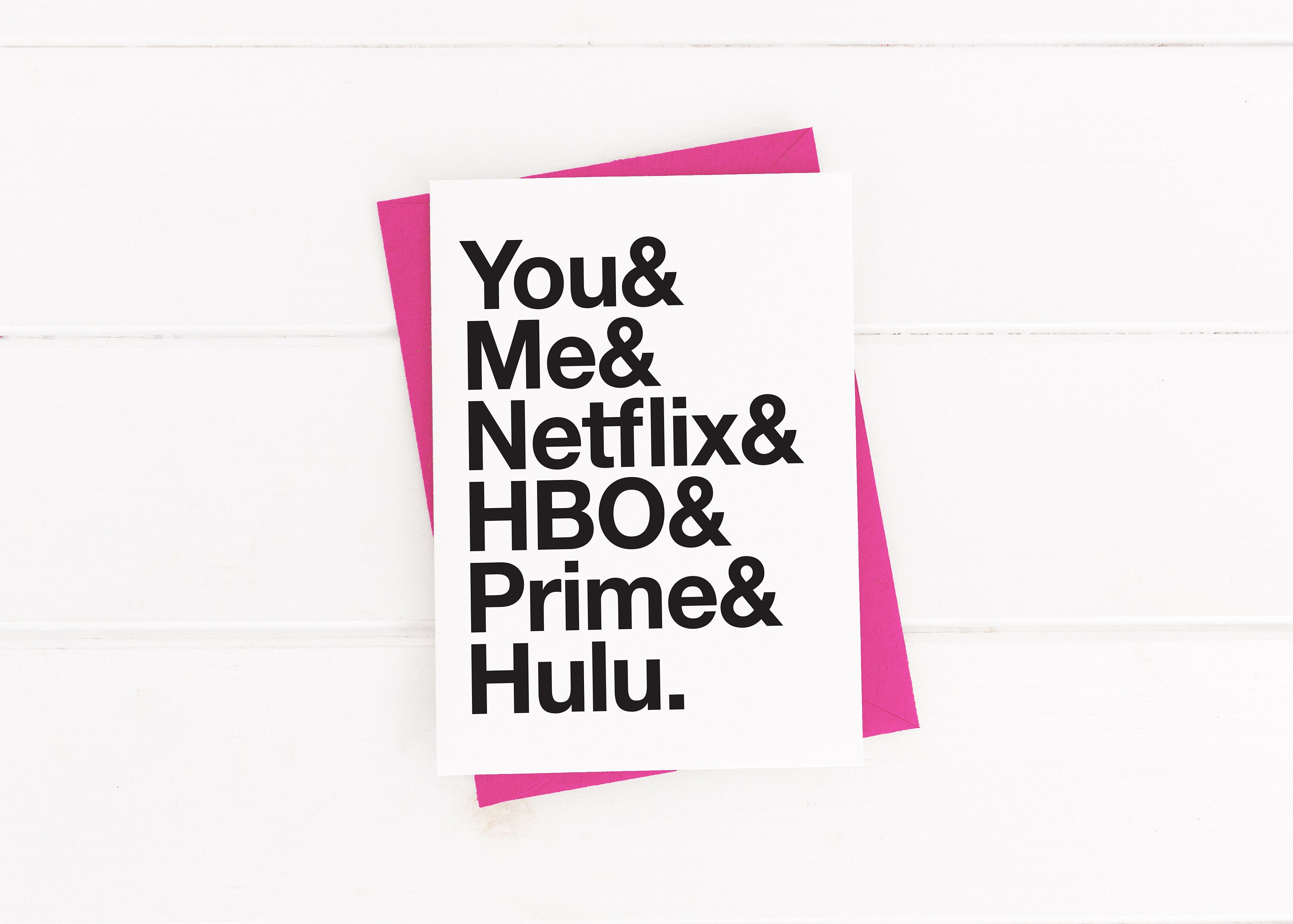 You&me Greeting Card W/ Envelope, A2 - Etsy