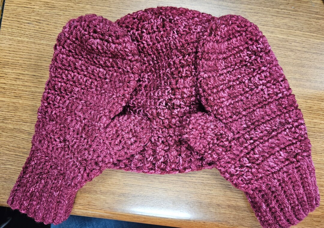 Crochet Cap/mitten Set - Etsy
