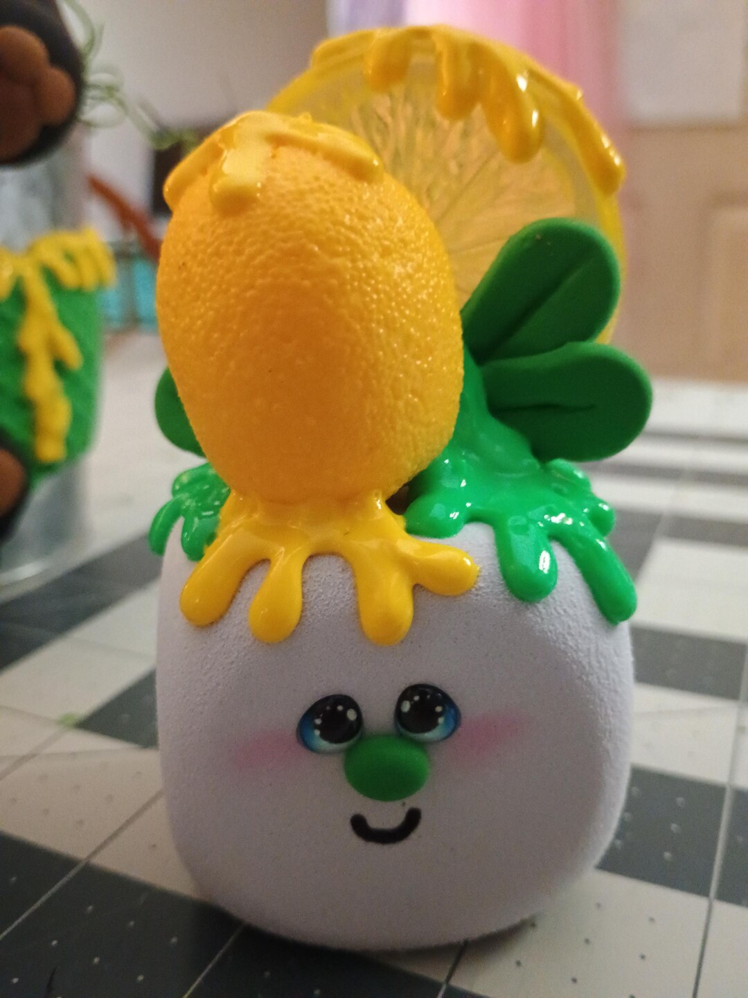 Clay DESK BUDDY Lemon Cuties! Lemon Desk Office Teacher Gift - Etsy
