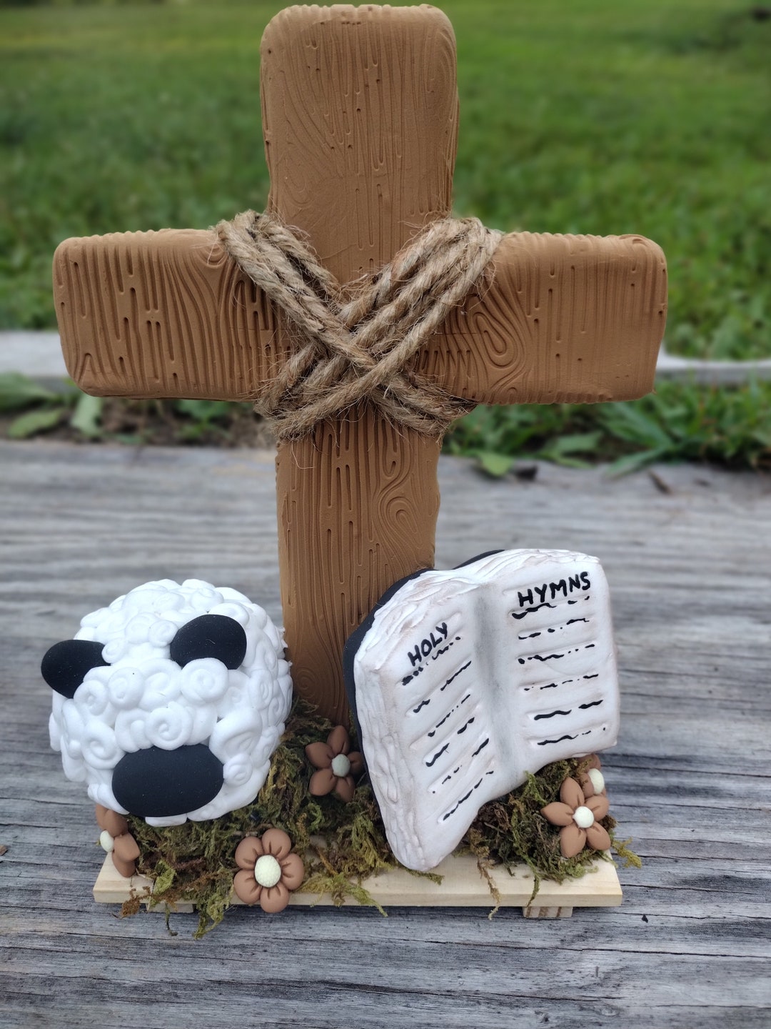 Jesus the Lamb of God Religious Cross Decor - Etsy UK