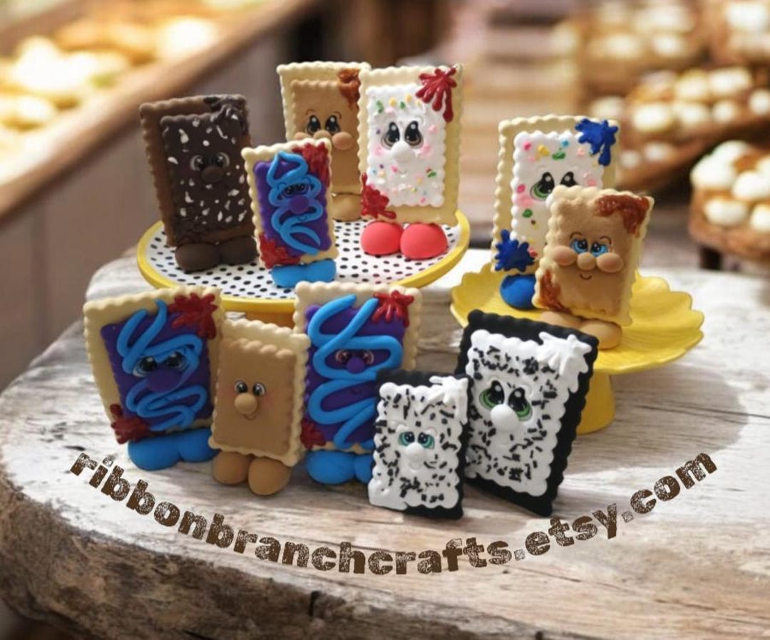 Clay Toaster Pastry Clay Desk Buddy Friend Cuties! Desk Office Teacher ...
