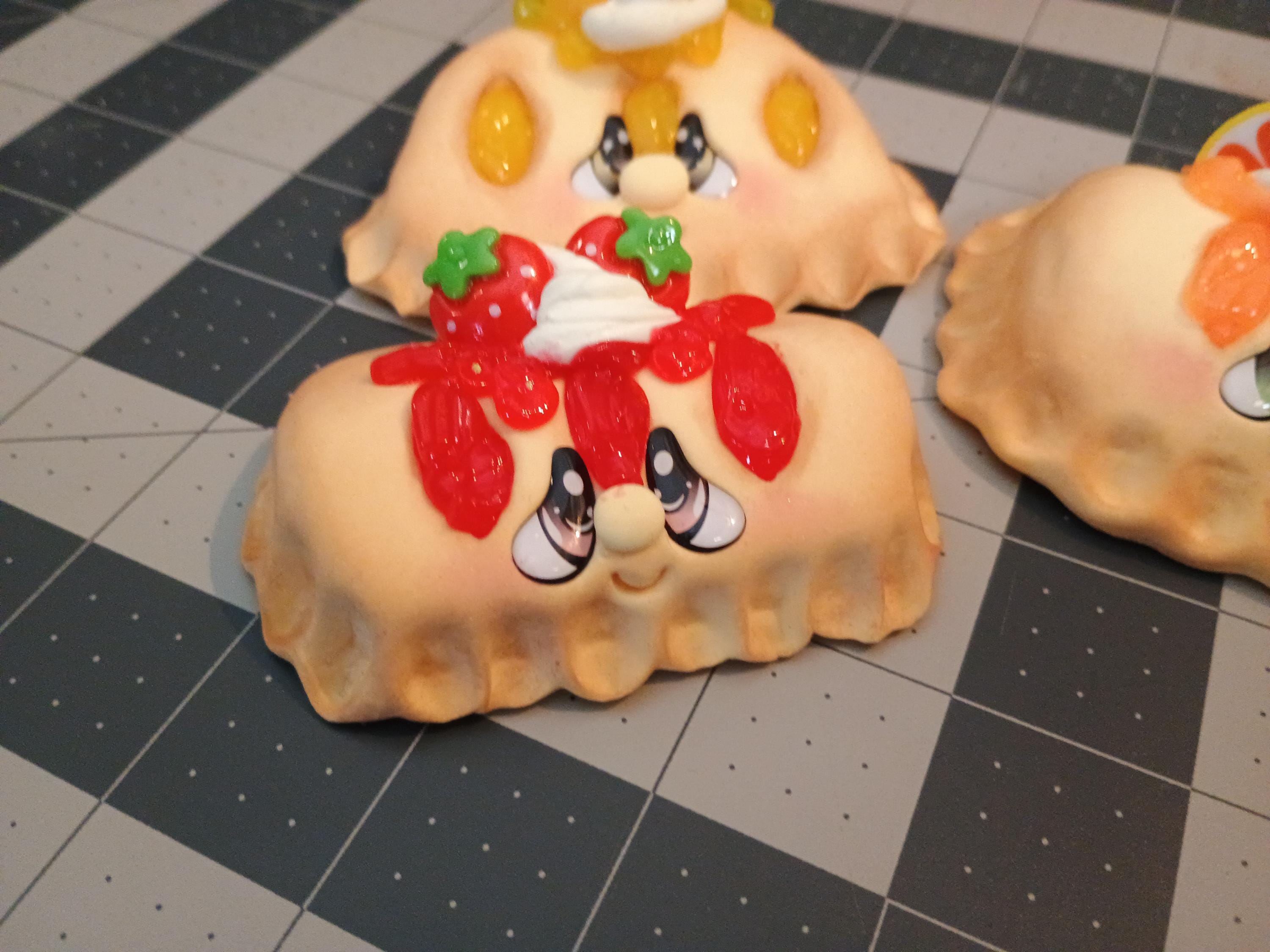 Hand Fried Pie Cutie/ Kawaii Style Decor / Fake Bake Food / Fake Fruit ...